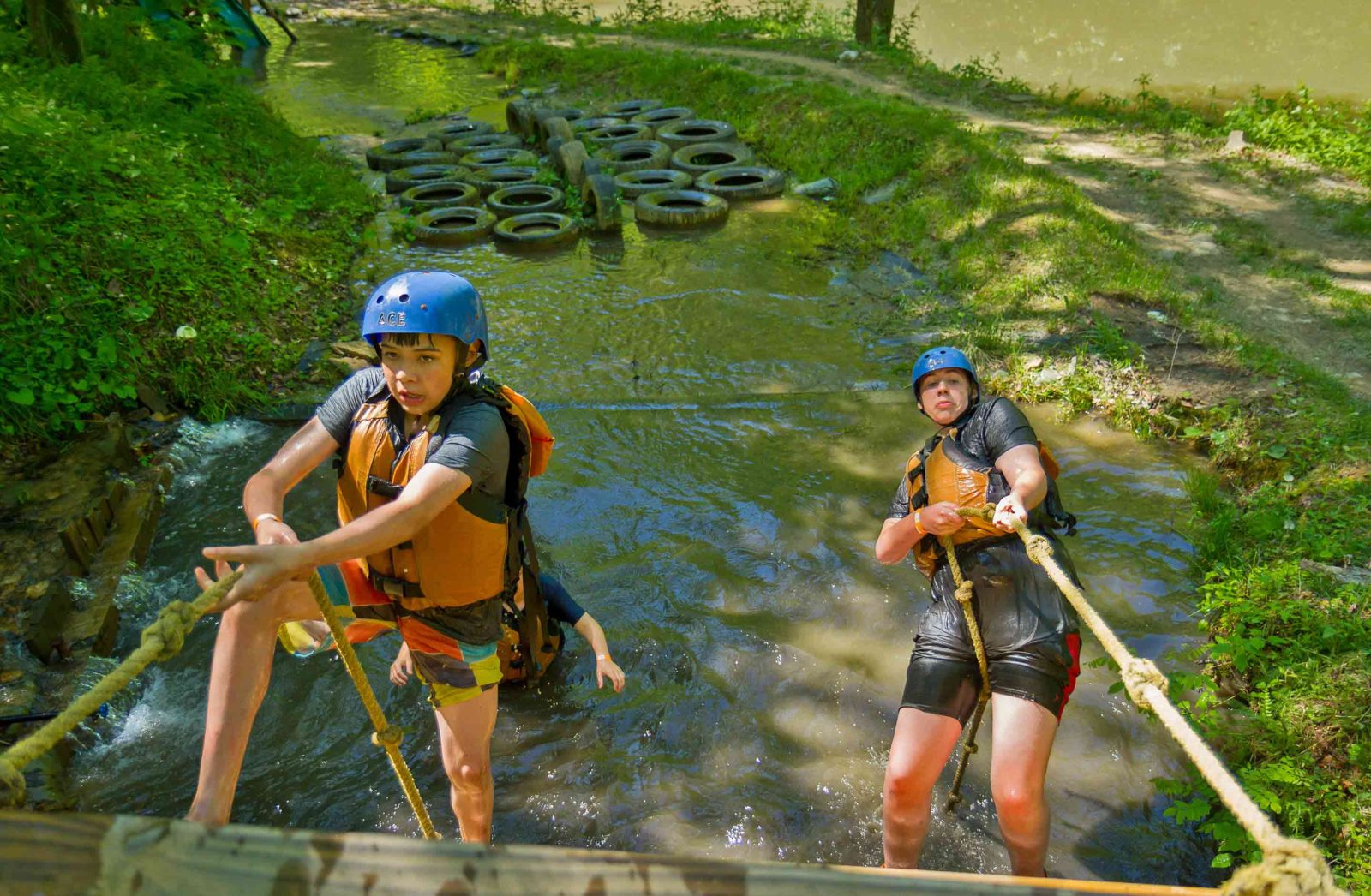 Evening Mud Obstacle Course - ACE Adventure Resort