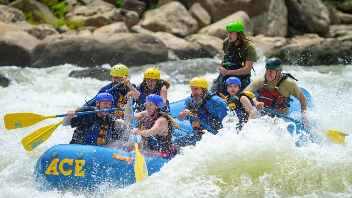 Rafting In The Rain - ACE Adventure Resort