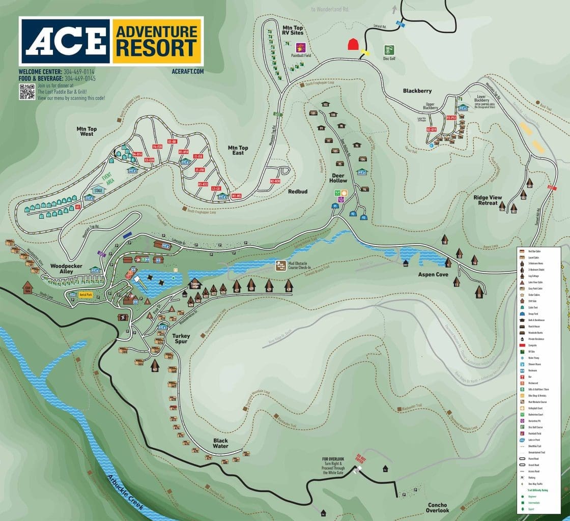Resort Map - ACE Adventure Resort